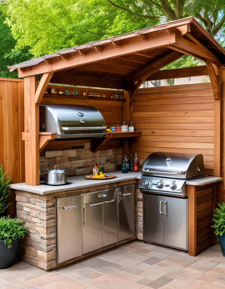 46 BBQ Shelter Ideas To Elevate Your Outdoor Cooking Experience