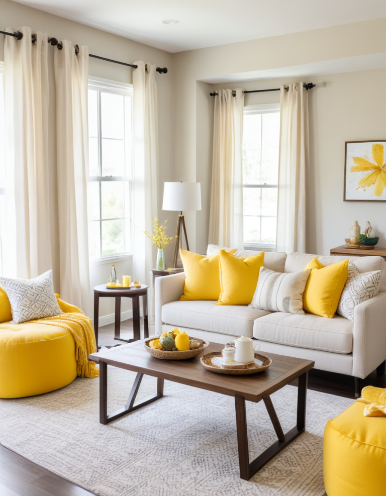 49 Yellow Living Room Ideas To Brighten And Transform Your Space