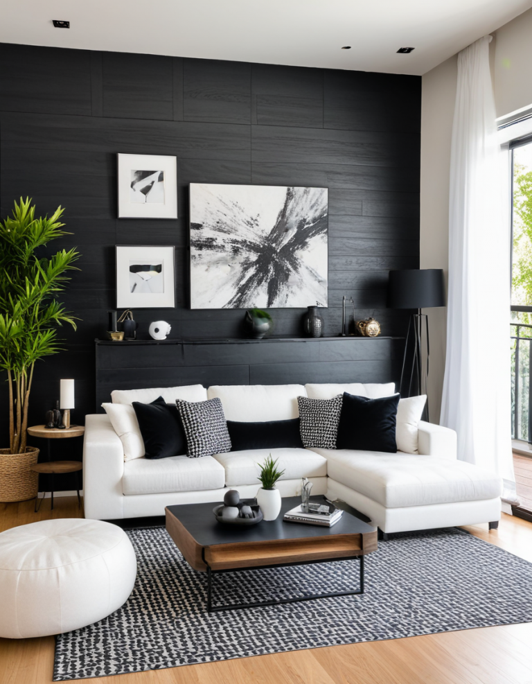 47 Unique Accent Wall Ideas To Elevate Your Living Room Design