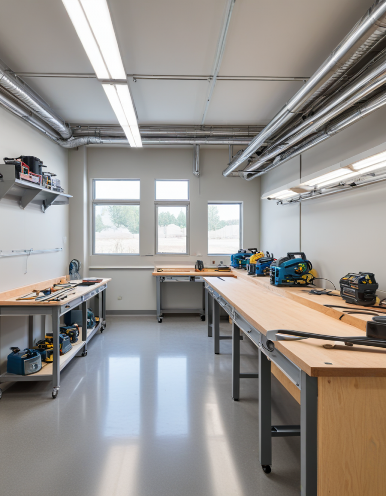 44 Workshop Design Ideas To Maximize Space, Efficiency, And Creativity