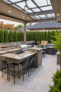 49 Outdoor BBQ Area With Roof Ideas To Elevate Your Backyard Space