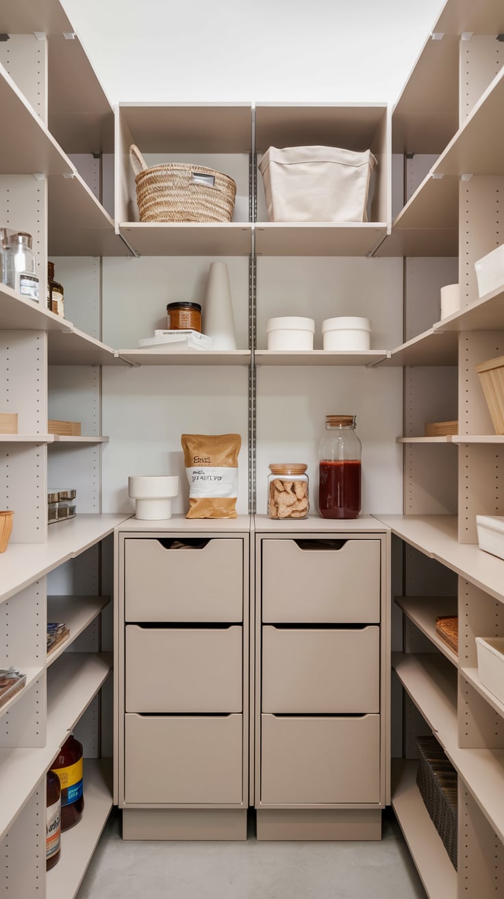 65 Innovative Furniture Ideas For Pantry Organization And Style