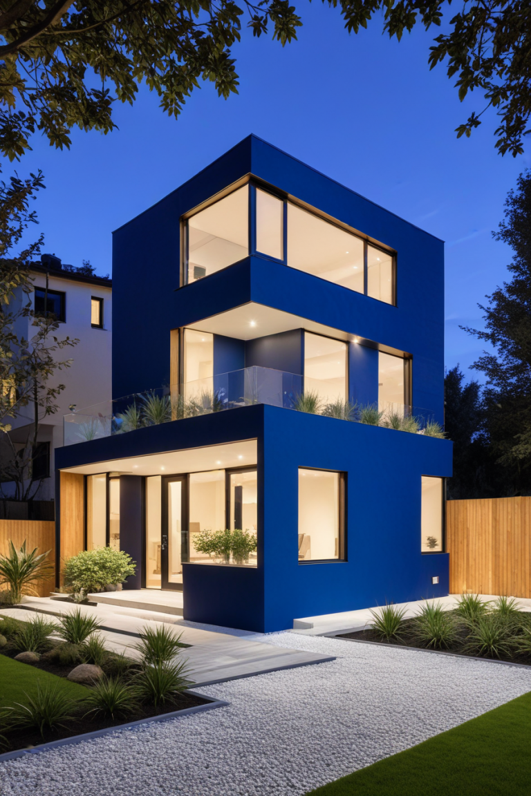 64 Blue Exterior House Ideas: Modern, Unique, and Stylish Home Designs