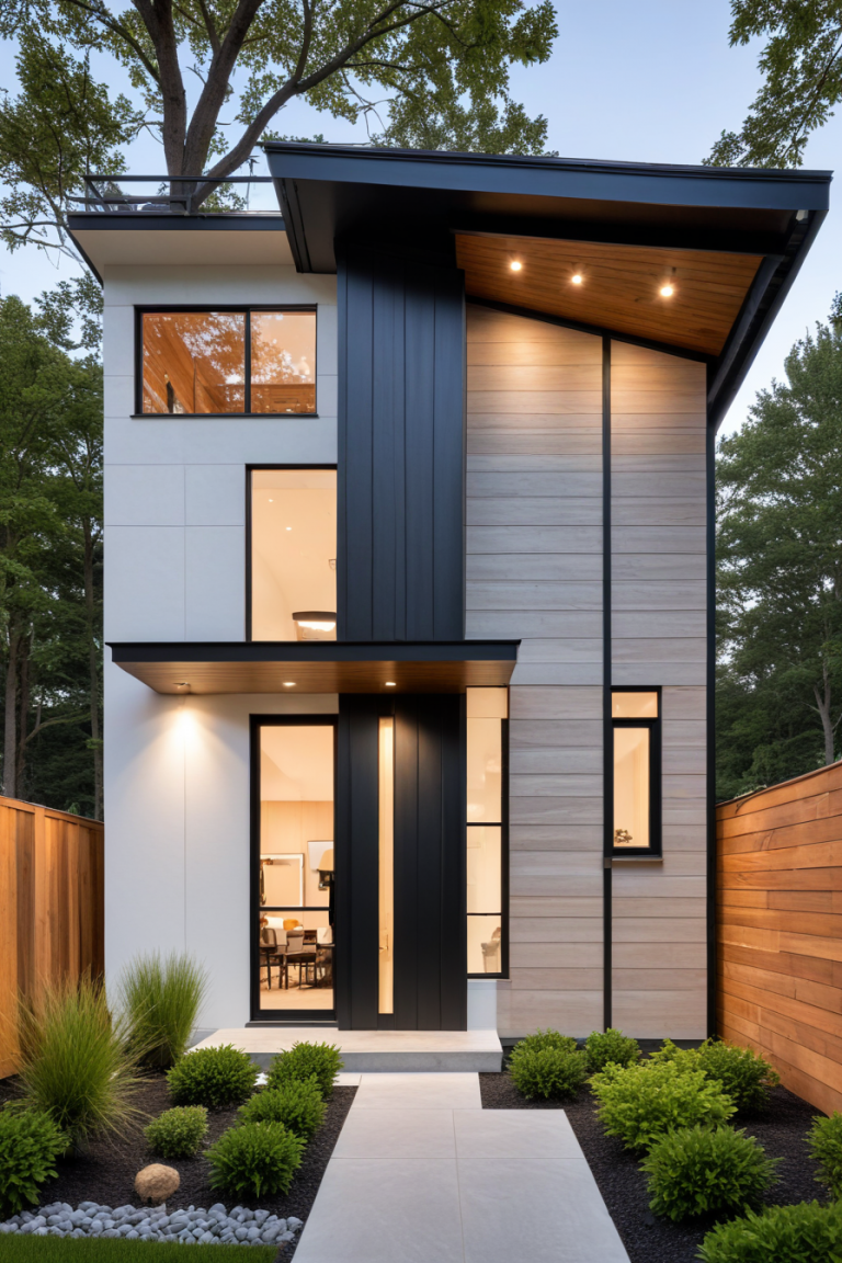 65 Modern House Exterior Ideas to Elevate Your Home’s Curb Appeal