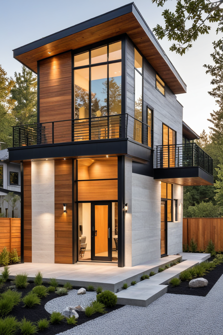 65 Modern House Exterior Ideas to Elevate Your Home’s Curb Appeal