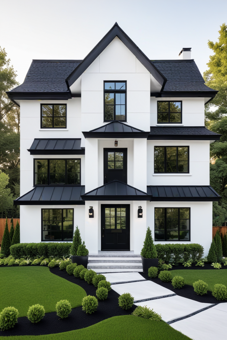 63 White Exterior House Ideas: Stylish Designs for a Timeless and ...