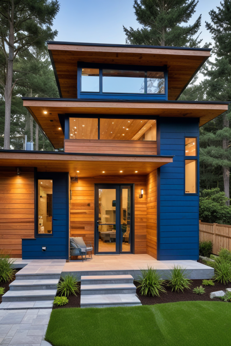 64 Blue Exterior House Ideas: Modern, Unique, and Stylish Home Designs