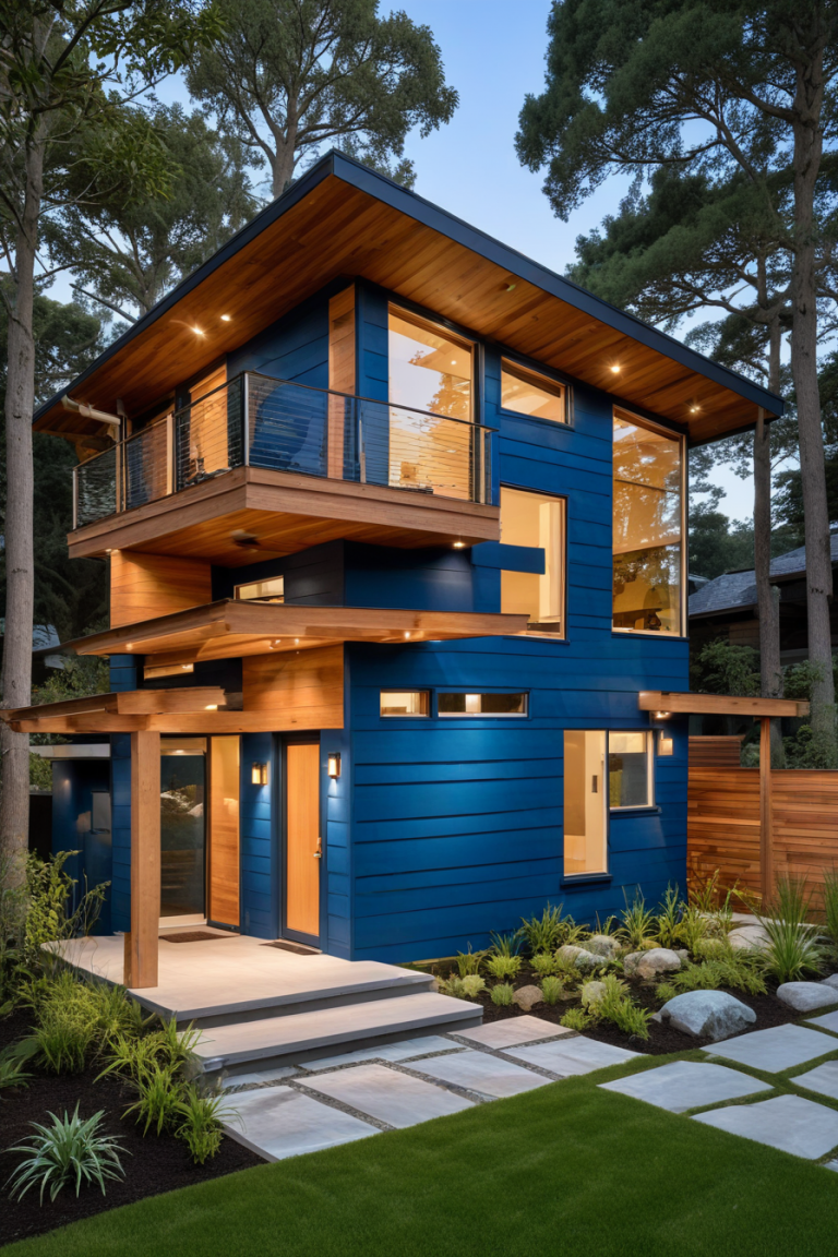 64 Blue Exterior House Ideas: Modern, Unique, and Stylish Home Designs