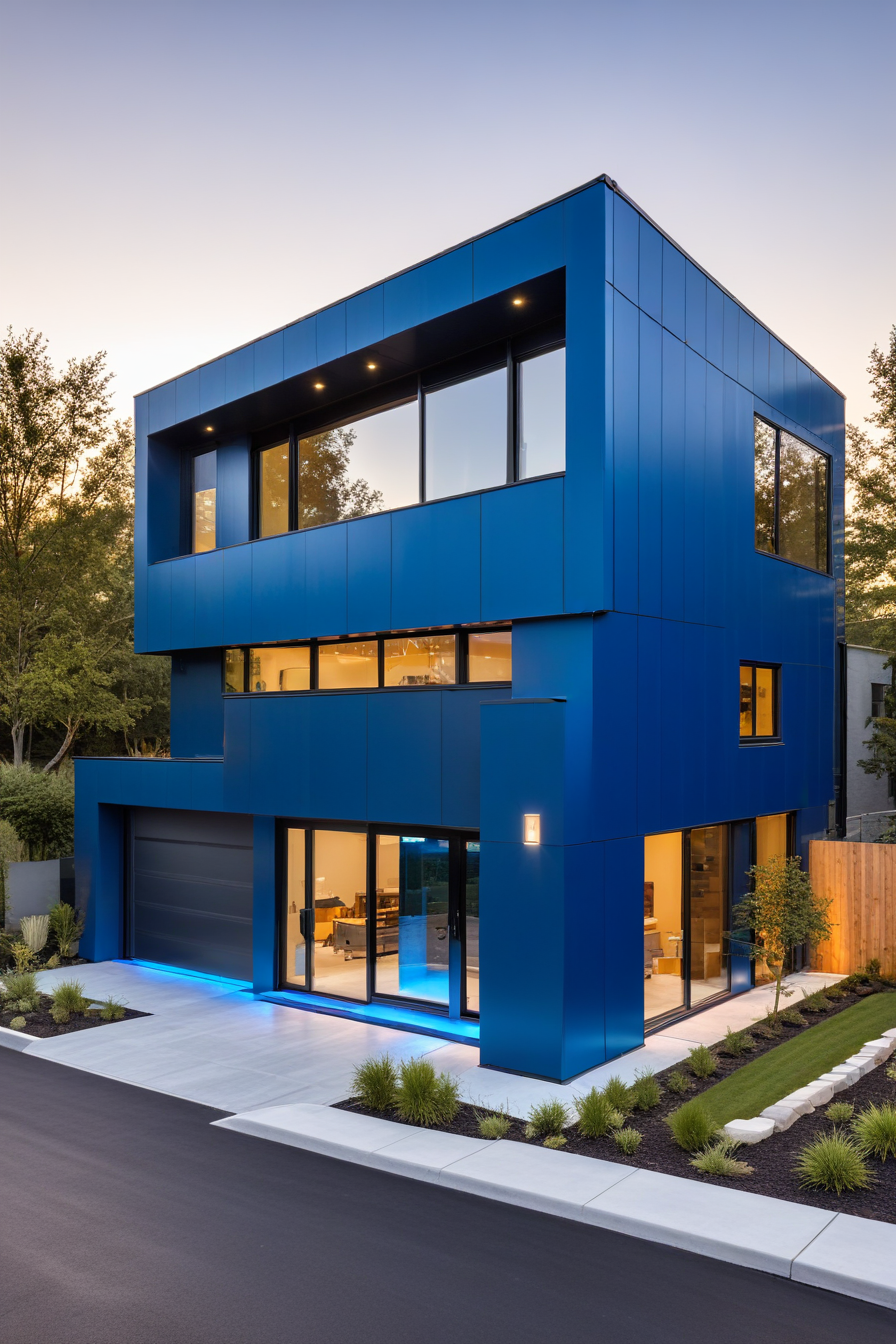 64 Blue Exterior House Ideas: Modern, Unique, and Stylish Home Designs