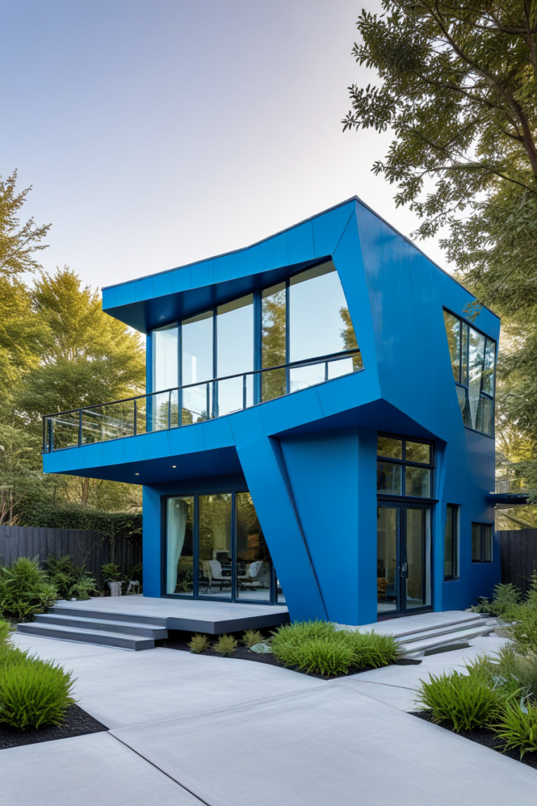64 Blue Exterior House Ideas: Modern, Unique, and Stylish Home Designs