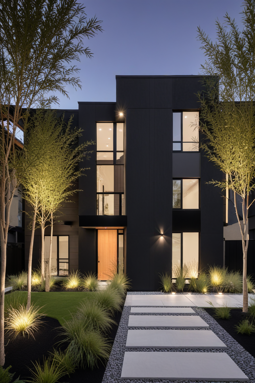 Modern Dark House Exterior