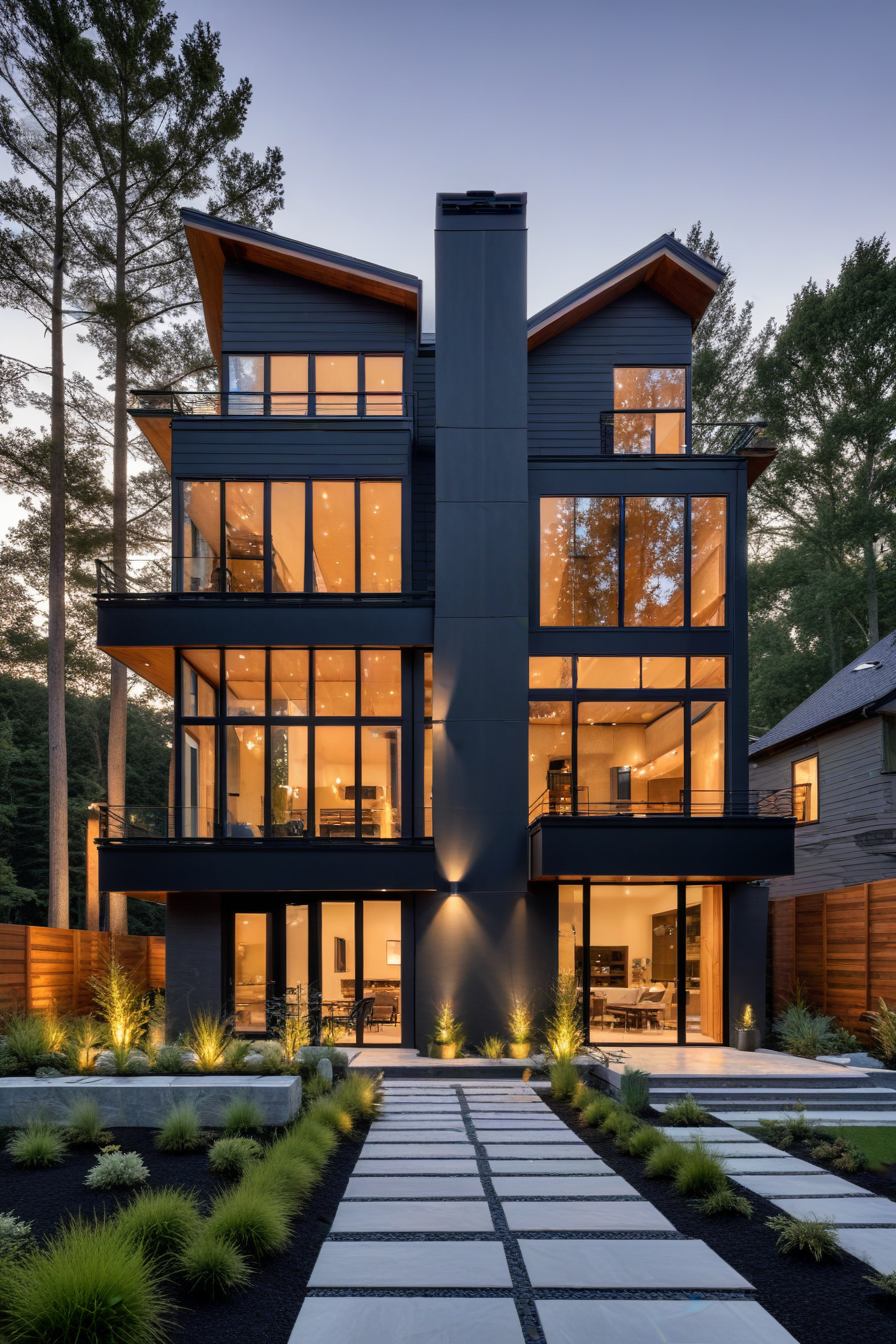 64 Dark Exterior House Ideas for a Bold and Modern Home Design