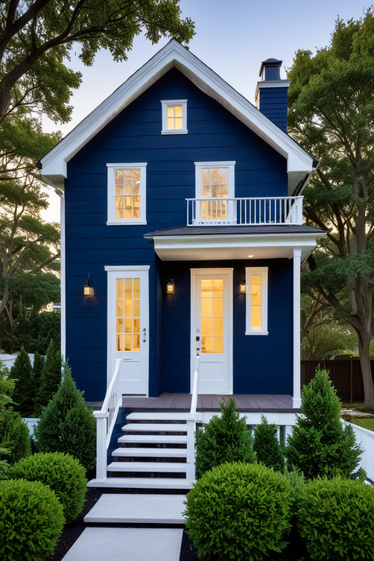 64 Blue Exterior House Ideas: Modern, Unique, and Stylish Home Designs