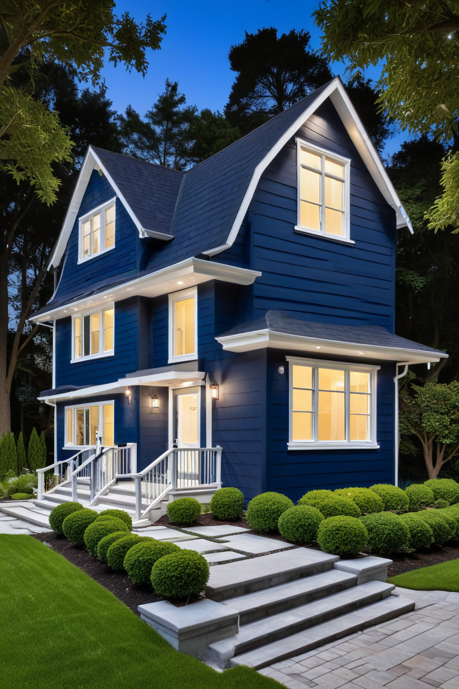 64 Blue Exterior House Ideas: Modern, Unique, and Stylish Home Designs