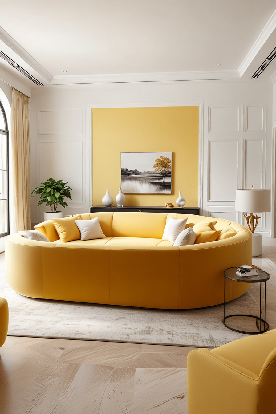 63 New Living Room Ideas: Curved, Streamlined Designs For Exquisite ...
