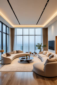 63 New Living Room Ideas: Curved, Streamlined Designs For Exquisite ...