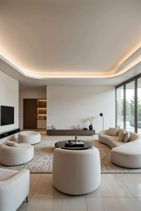 63 New Living Room Ideas: Curved, Streamlined Designs For Exquisite ...