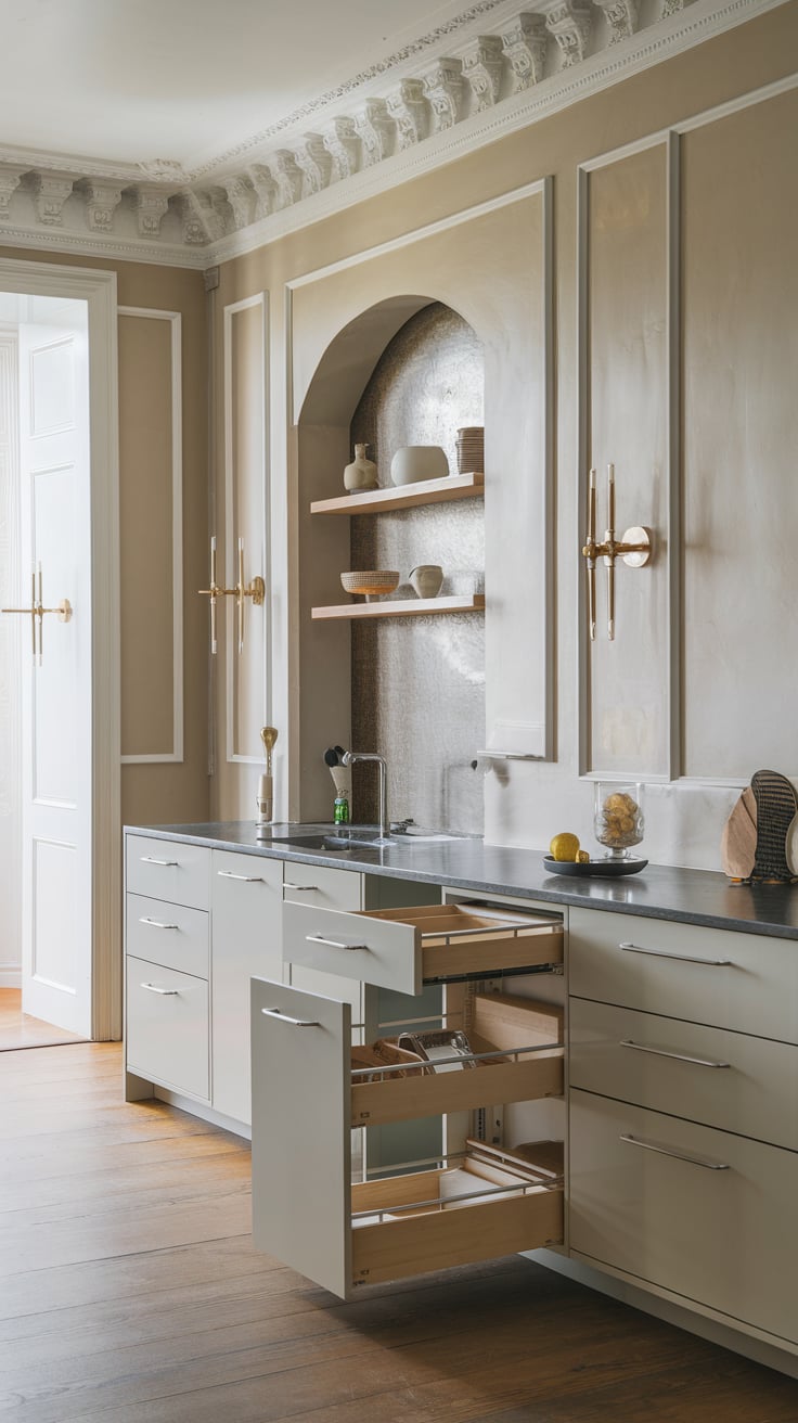 66 Kitchen Without Upper Cabinets Ideas: Modern Design, Ingenious ...