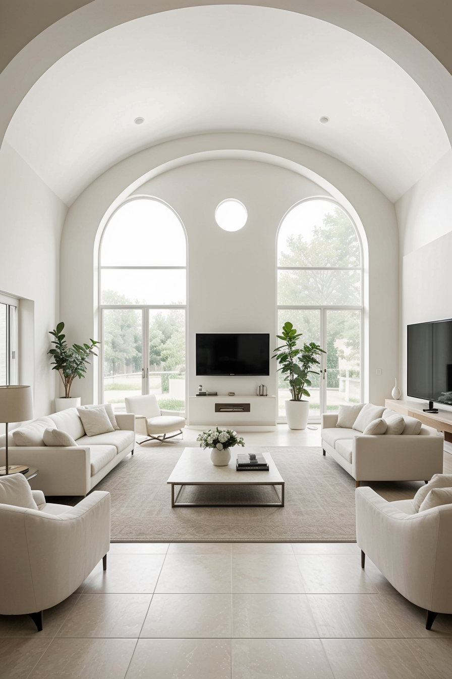 63 New Living Room Ideas: Curved, Streamlined Designs For Exquisite ...