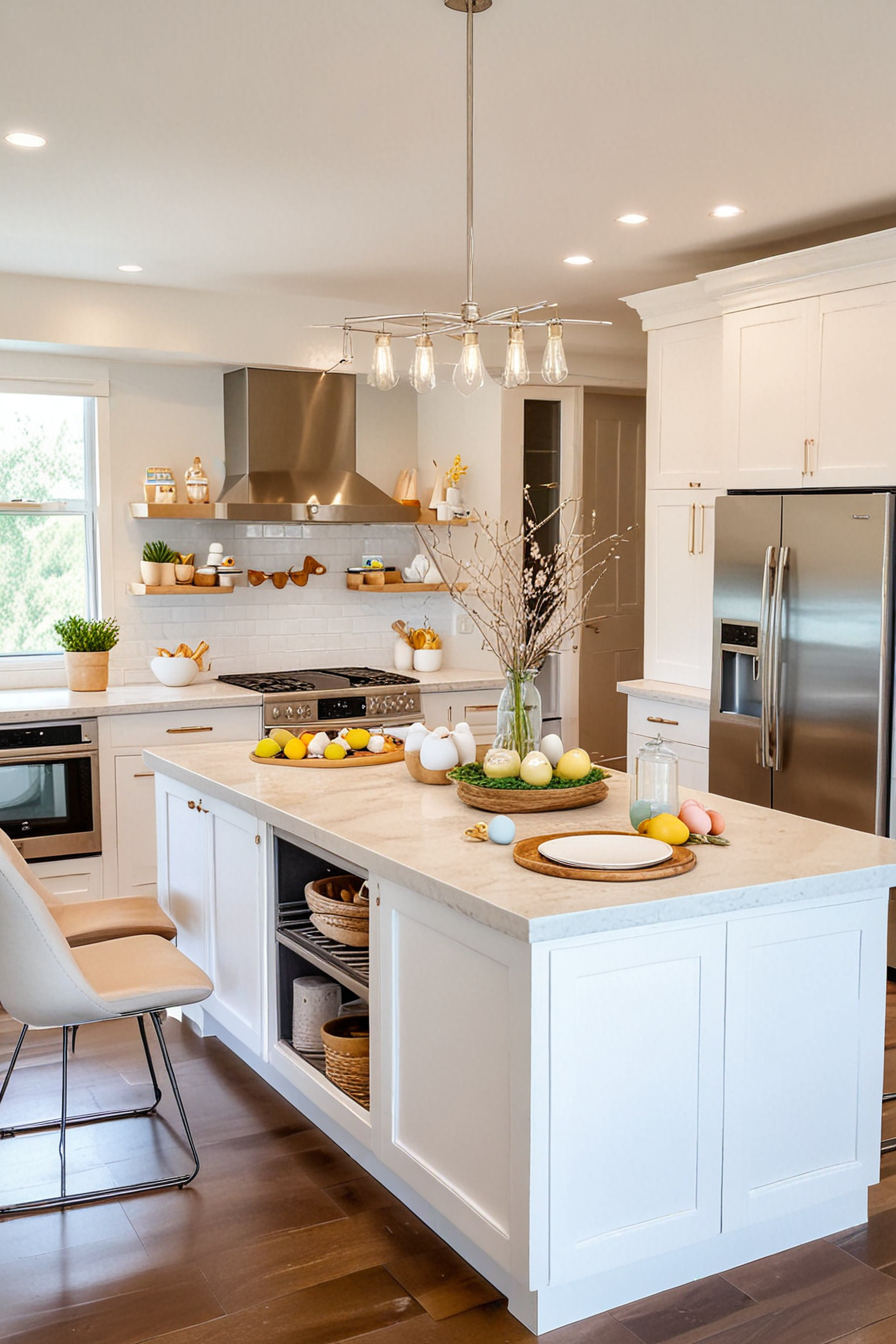 65 Easter Kitchen Island Decor 2025: Modern, Unique, And Exquisite ...