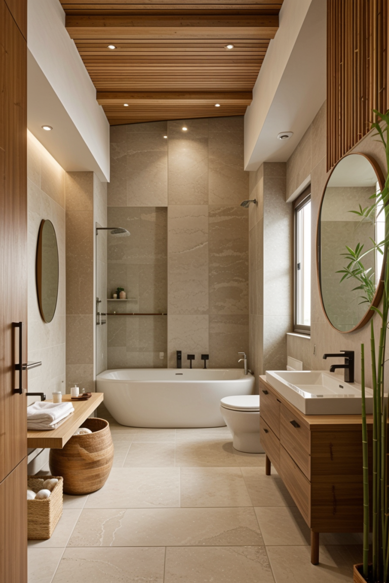 64 Zen-Style Bathrooms: A Journey Into Tranquil Design