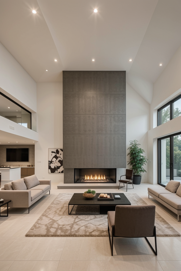 66 Modern Fireplace Ideas: Elevate Your Home’s Style And Warmth