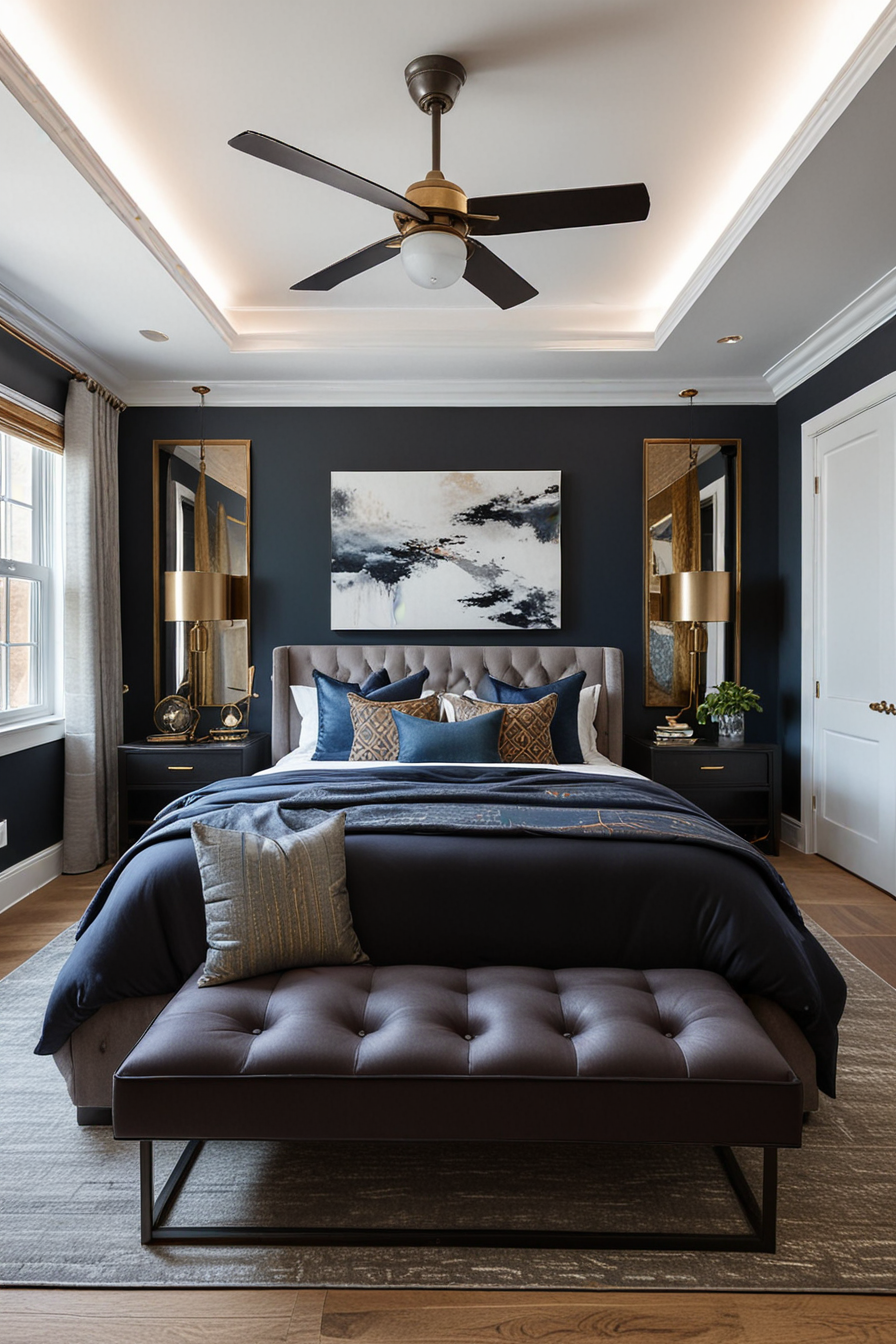 65 Modern Masculine Style Bedroom Designs: The Ultimate Guide To ...