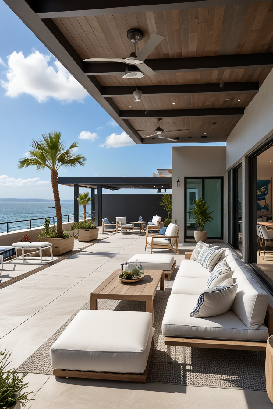 69 Patio In Coastal Style 2025: Modern Nautical Trends For Luxurious ...