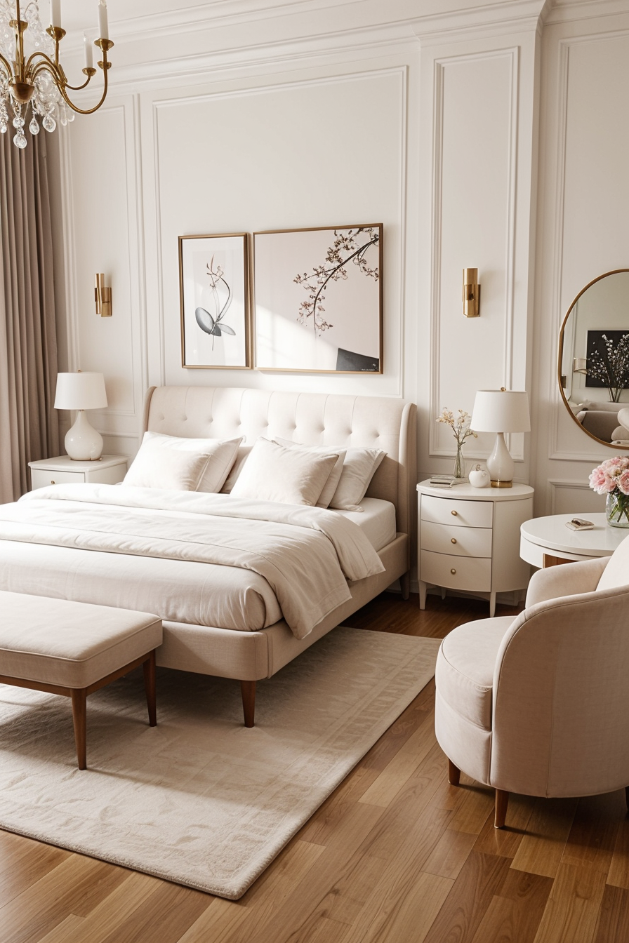 65 Modern Feminine Style Bedrooms: Innovative Design Ideas For ...