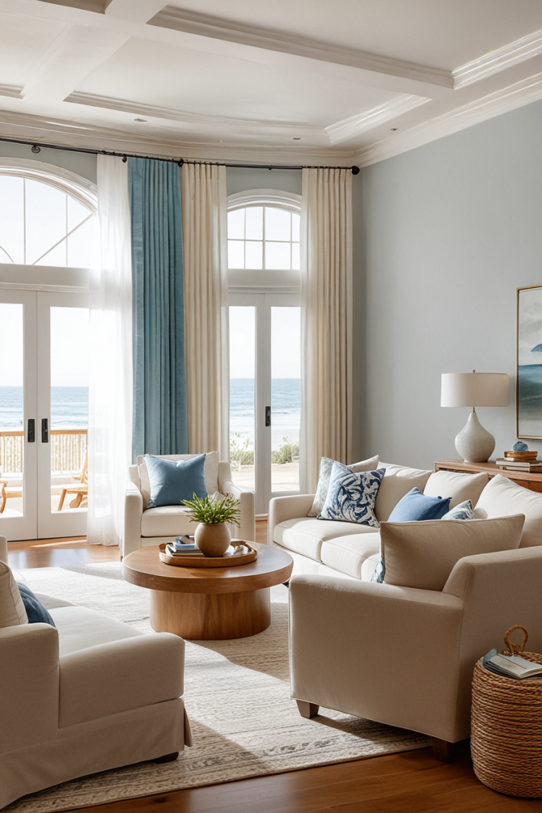 67 Living Rooms In Coastal Style 2025: Modern Nautical Trends For ...