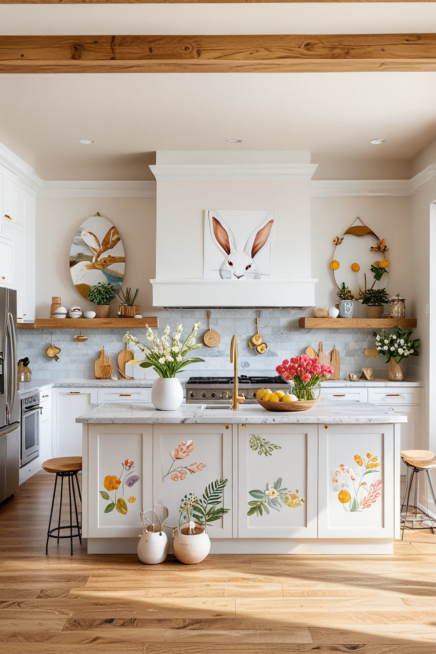 65 Easter Kitchen Island Decor 2025: Modern, Unique, And Exquisite ...