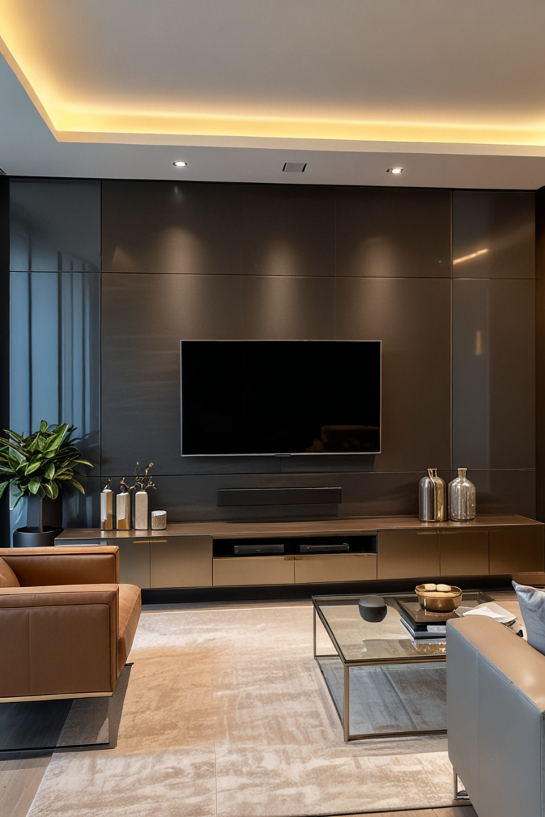 62 Modern Designs Of Media Walls: Innovative Trends In Contemporary ...