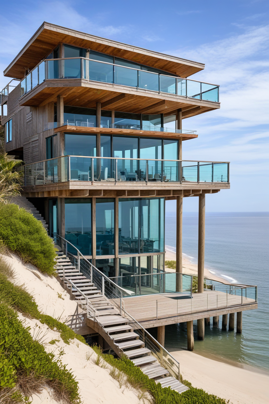65 Beach House Exterior Ideas: Modern, Unique, and Designer Coastal ...
