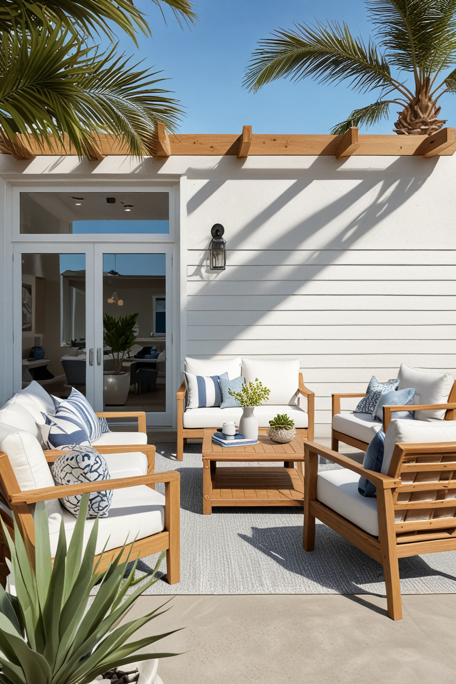 69 Patio In Coastal Style 2025: Modern Nautical Trends For Luxurious ...