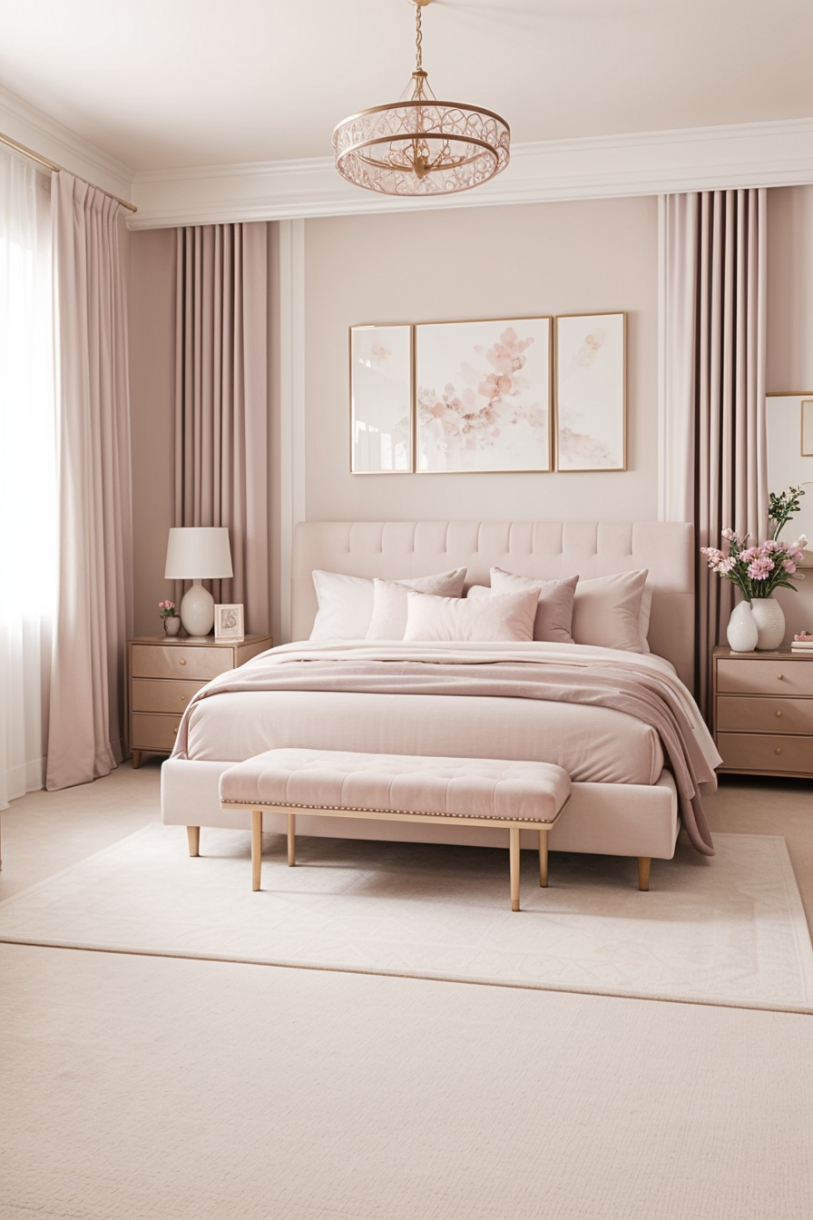 65 Modern Feminine Style Bedrooms: Innovative Design Ideas For ...