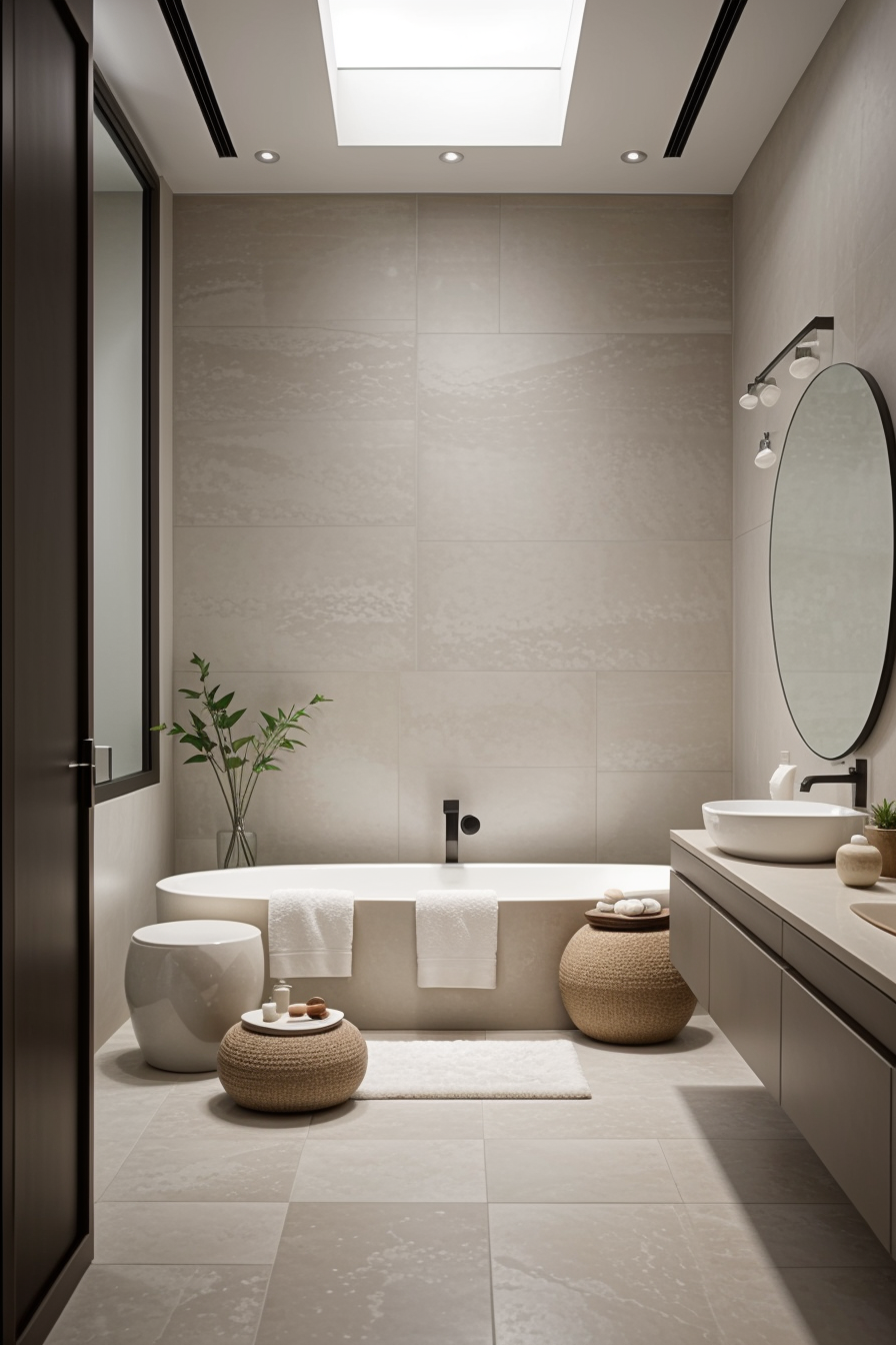 64 Zen-Style Bathrooms: A Journey Into Tranquil Design