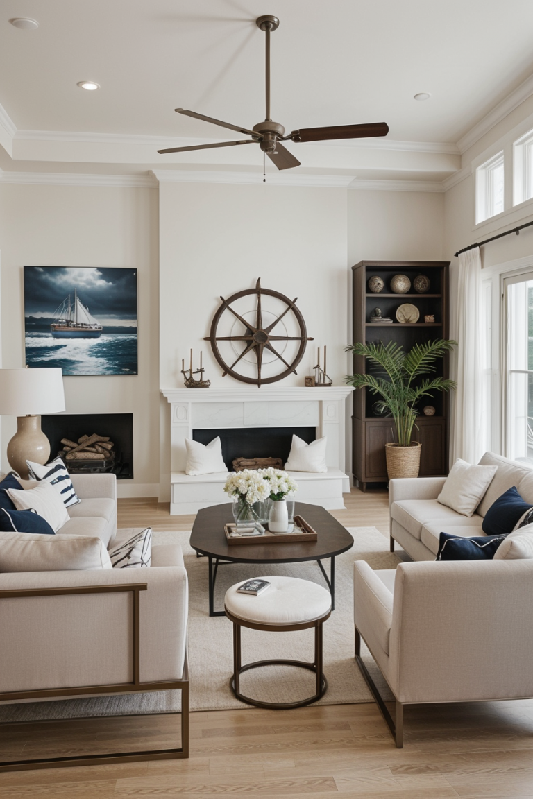 67 Living Rooms In Coastal Style 2025: Modern Nautical Trends For ...