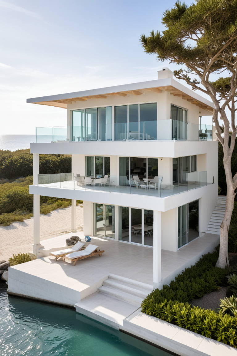 65 Beach House Exterior Ideas: Modern, Unique, and Designer Coastal ...