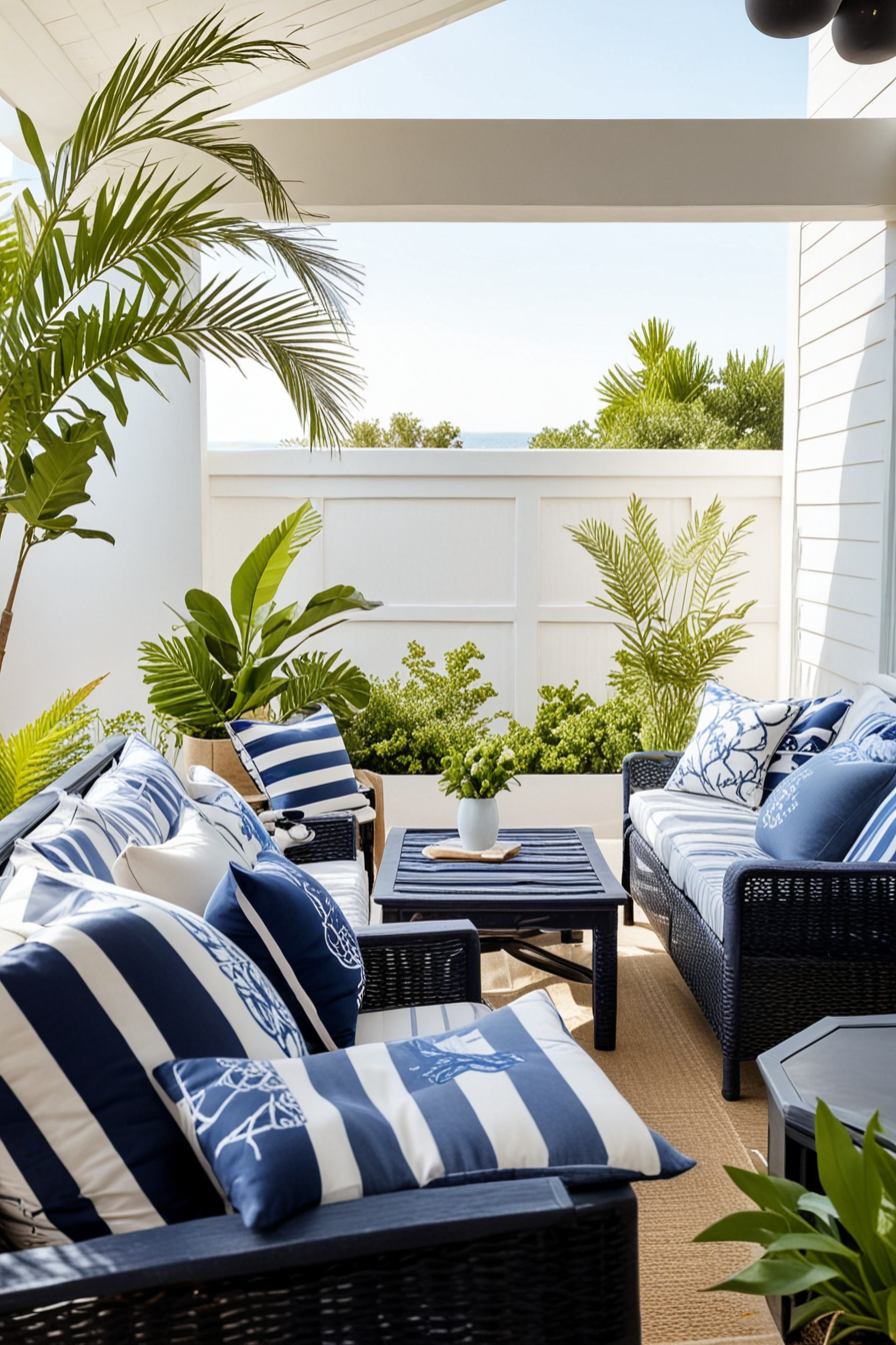 69 Patio In Coastal Style 2025: Modern Nautical Trends For Luxurious ...