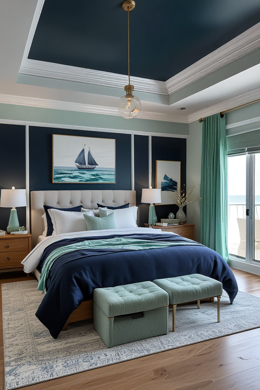 64 Coastal Bedrooms Of 2025: Modern Nautical Style And Innovative Design