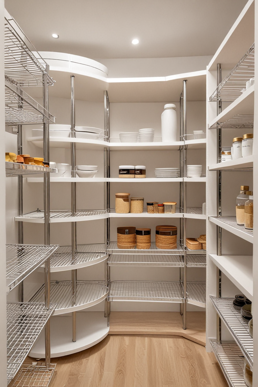 64 Unique Pantry Ideas: Curved, LED-Lit, And Ultramodern Design ...