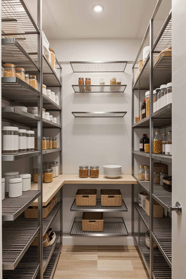 64 Unique Pantry Ideas: Curved, LED-Lit, And Ultramodern Design ...