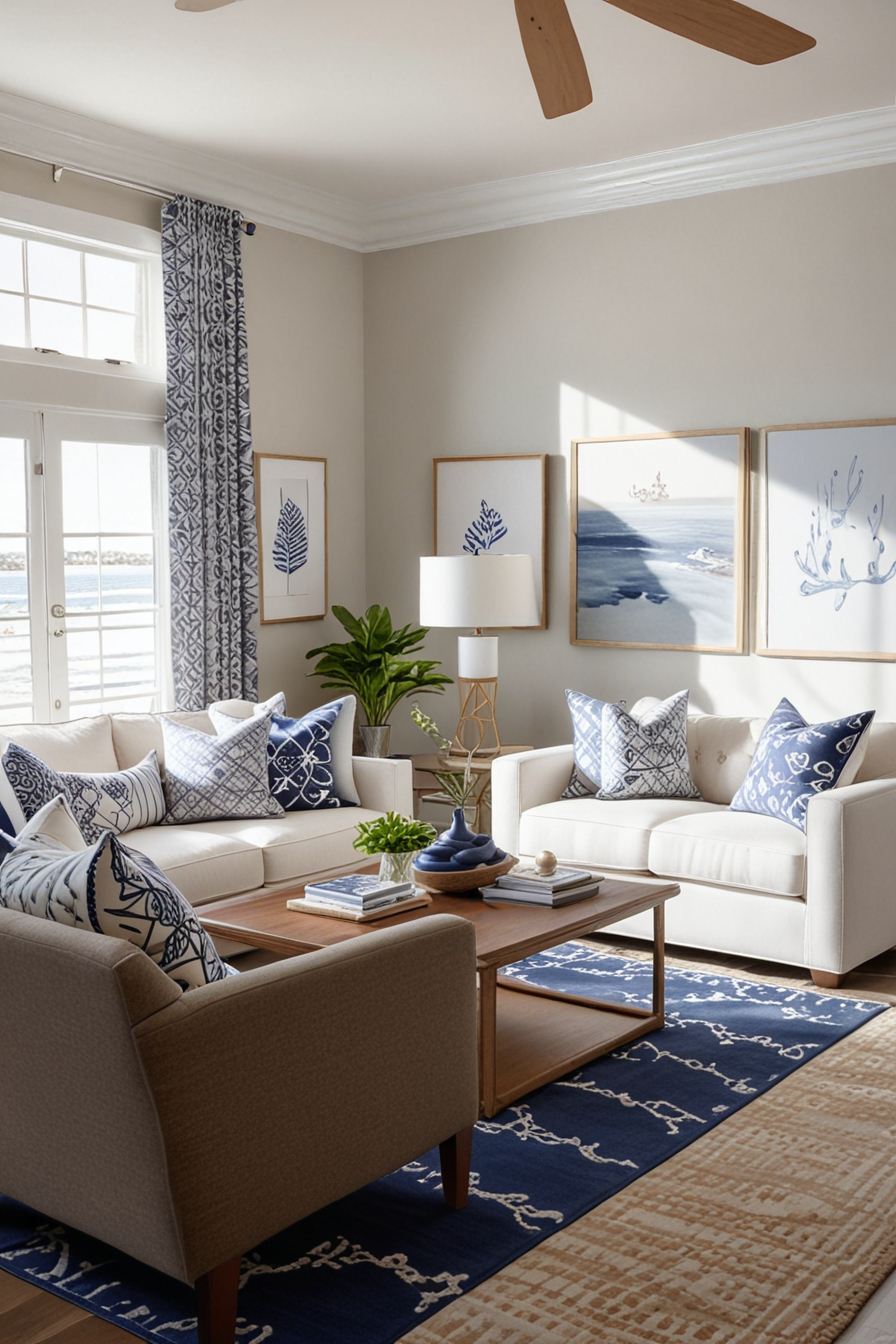 67 Living Rooms In Coastal Style 2025: Modern Nautical Trends For ...