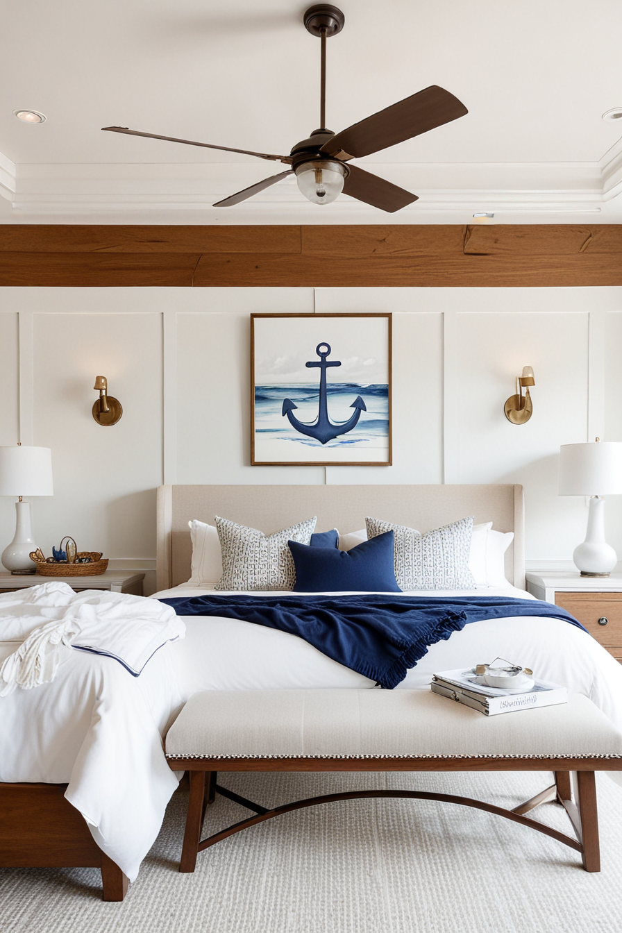 64 Coastal Bedrooms Of 2025: Modern Nautical Style And Innovative Design