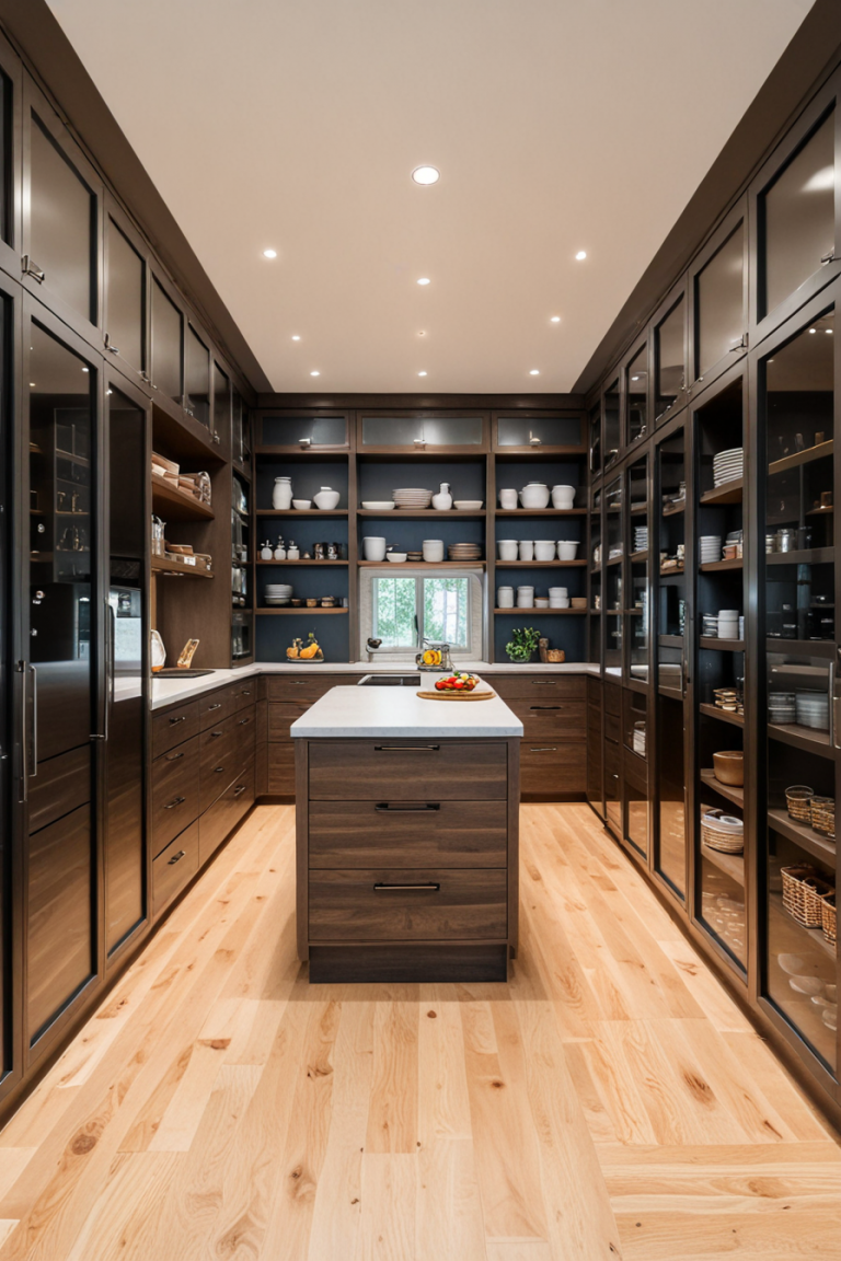 64 Unique Pantry Ideas: Curved, LED-Lit, And Ultramodern Design ...