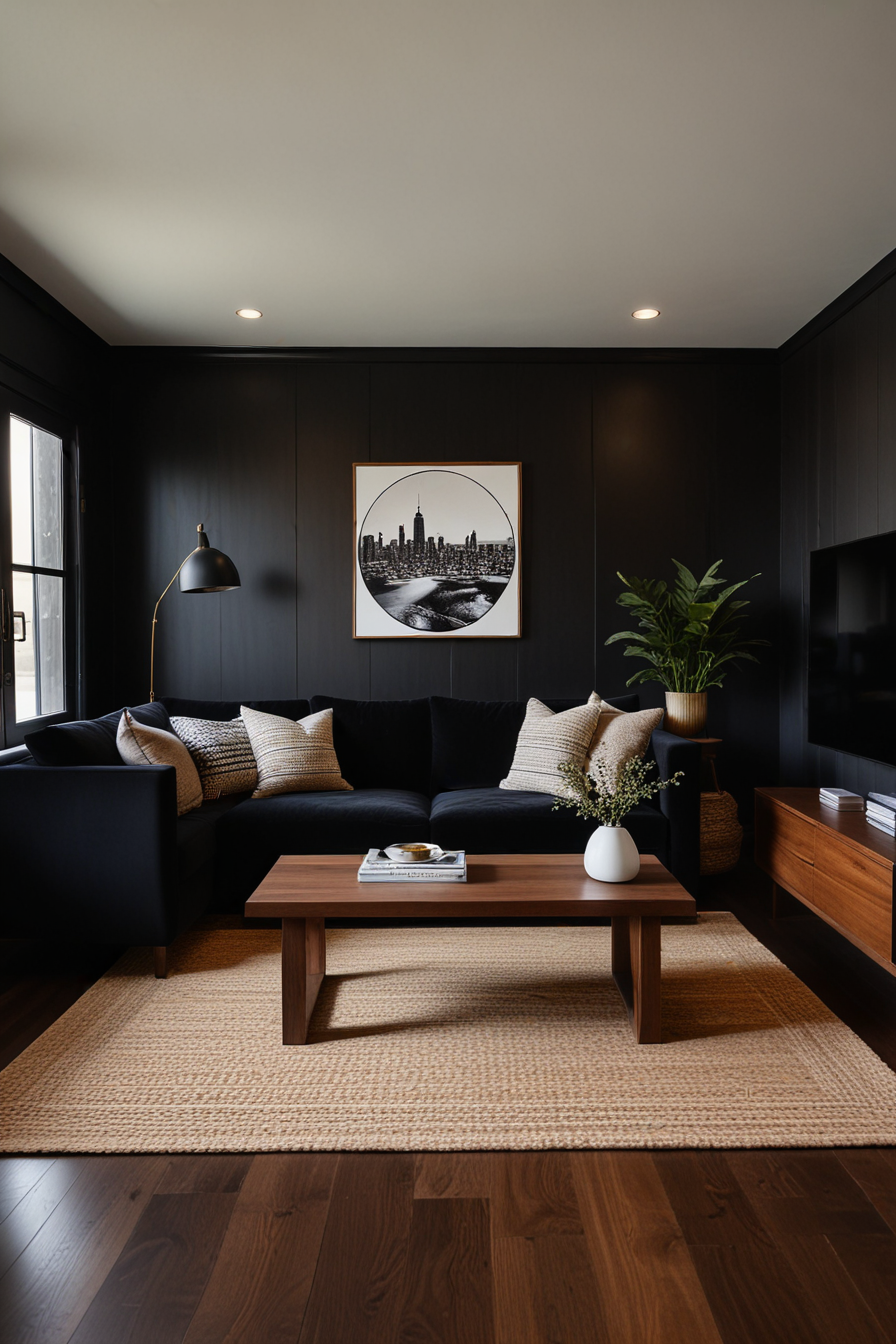66 Black Small Living Room Ideas: Modern, Sophisticated, and Stylish ...