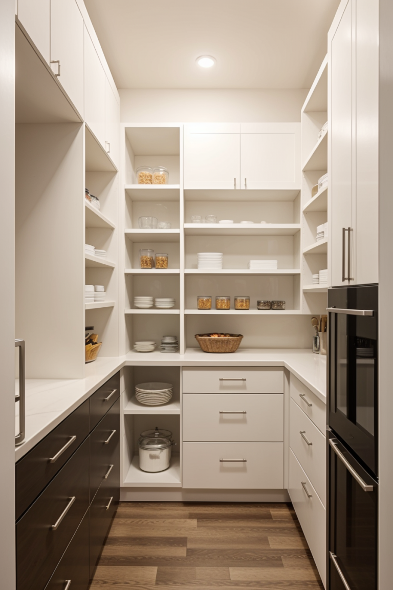 64 Unique Pantry Ideas: Curved, LED-Lit, And Ultramodern Design ...