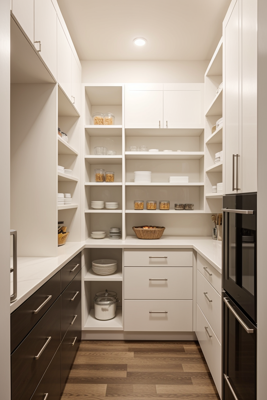 64 Unique Pantry Ideas: Curved, LED-Lit, And Ultramodern Design ...