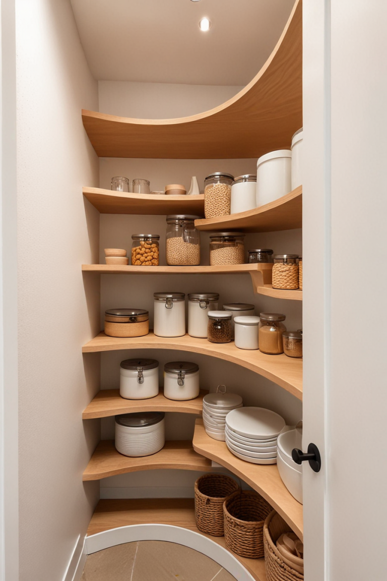 64 Unique Pantry Ideas: Curved, LED-Lit, And Ultramodern Design ...