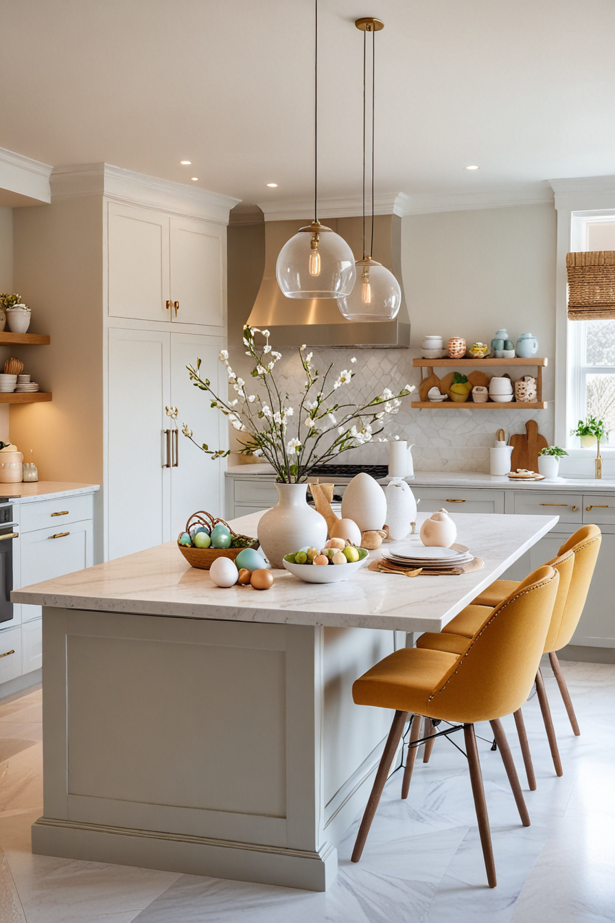 65 Easter Kitchen Island Decor 2025: Modern, Unique, And Exquisite ...
